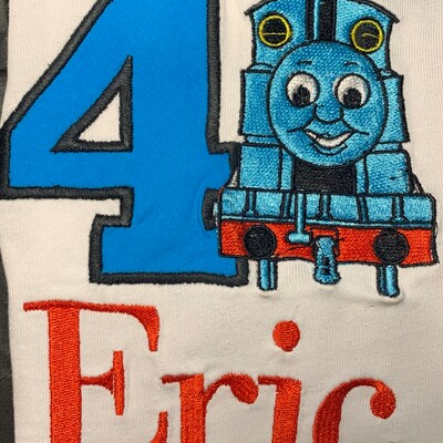 Thomas the Tank Engine Embroidery Design, 4 Sizes Embroidery Designs ...