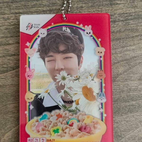 Stray Kids Chk Chk Boom Bias Keychain, Kpop Idol Photocard Holder With ...