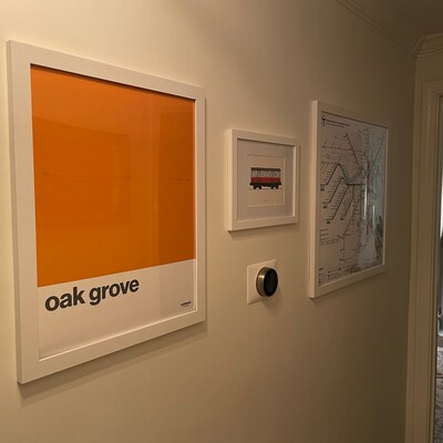 Chicago L Subway Map / CTA / Minimal Poster Print / Subway Style Wall ...