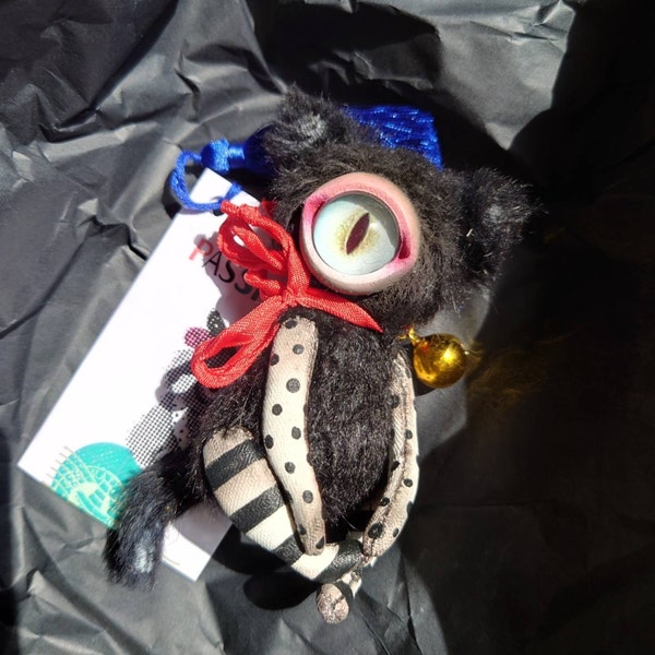 Pink Gentle Teddy Bear - Cyclops _ MADE-TO-ORDER! - Etsy