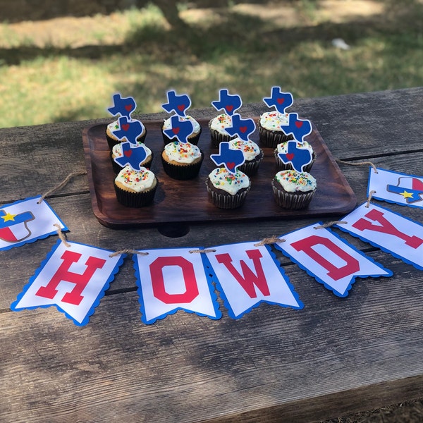 Howdy Banner, Texas Banner, Texas Decor, Rustic Banner, Texas, Texas ...