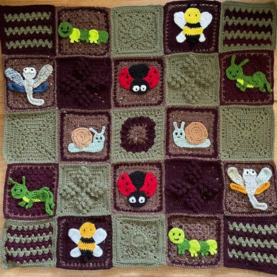 US TERMS PDF Crochet Pattern Animal Kingdom Blanket - Etsy