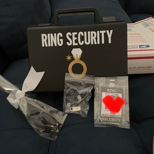 Ring Security Briefcase Plus Sunglasses, Ring Bearer Briefcase, Ring ...