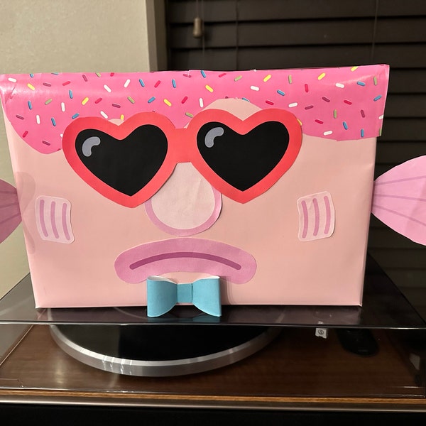 Blobfish Valentine Box Printable Decor Kit, Cute Funny Valentine's ...