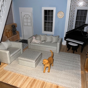 Sale Dollhouse Miniatures Area Rug, Dollhouse Accents, Dollhouse Living ...