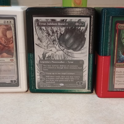 MTG EDH Commander Deck Box W/ Toploader Slot for Stanley Tool Box ...