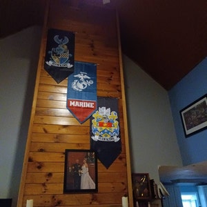 Customizable Medieval Style Family Pennants Personalized Swallowtail ...