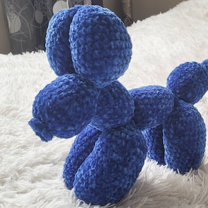 Balloon Dog Crochet Pattern Instant Download Beginner Friendly Balloon ...
