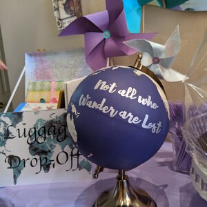 Graduation Party Decoration Custom Globe Guest Book Sign In - Etsy