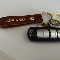 Circle Key Chain. Key Fob. Key Chains. Monogram Keychain - Etsy