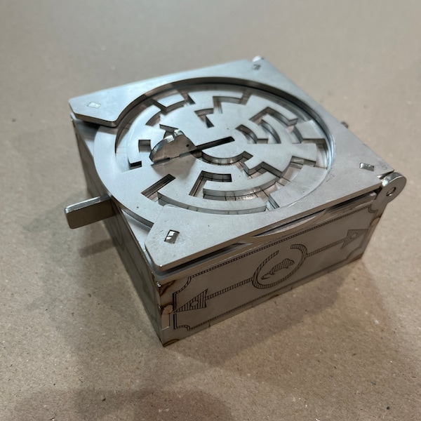 Mouse Maze Puzzle Box Plans- SVG DXF PDF- Laser Cutting Files - Scroll ...