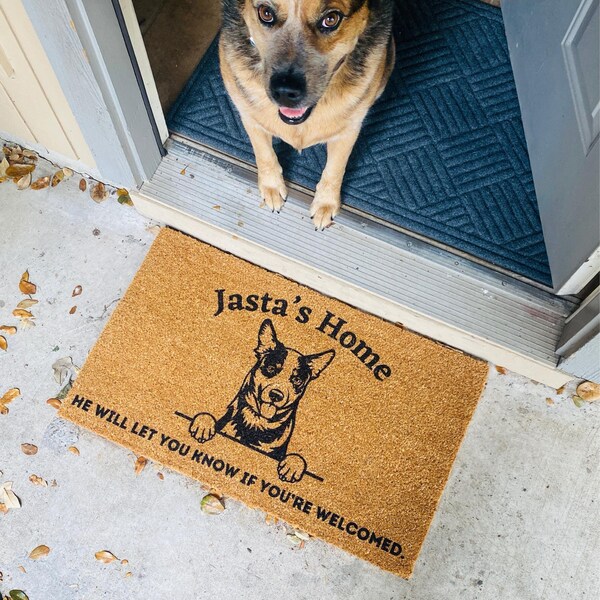 X-LARGE Double Door Doormat, Customized Coir Doormat, Extra Long ...