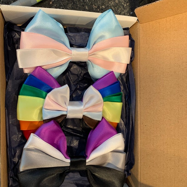 Transgender Pride Bow - Etsy