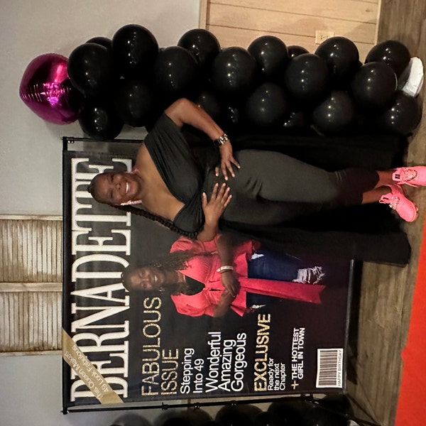 Magazine Cover Backdrop, Magazine Cover Birthday, Magazine Cover Banner ...