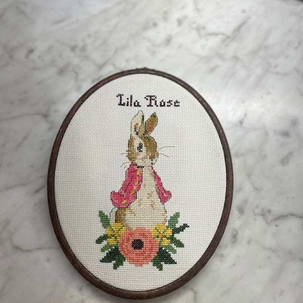 Beatrix Potter Birth Sampler - Cross Stitch Pattern - Peter Rabbit ...