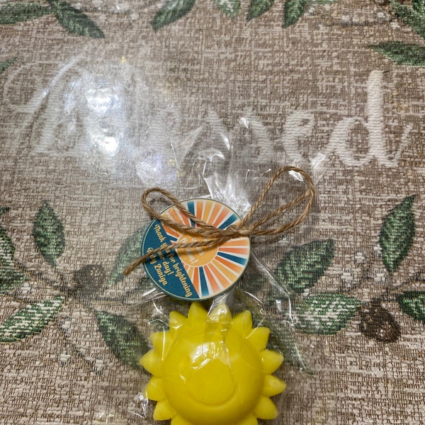Sun Baby Shower Soap Favors Sunshine Soap Here Comes the Son Soap Baby ...