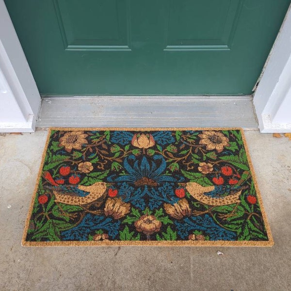 Colorful Doormat, Floral Front Door Decor, Fall Decor, Welcome Mat ...