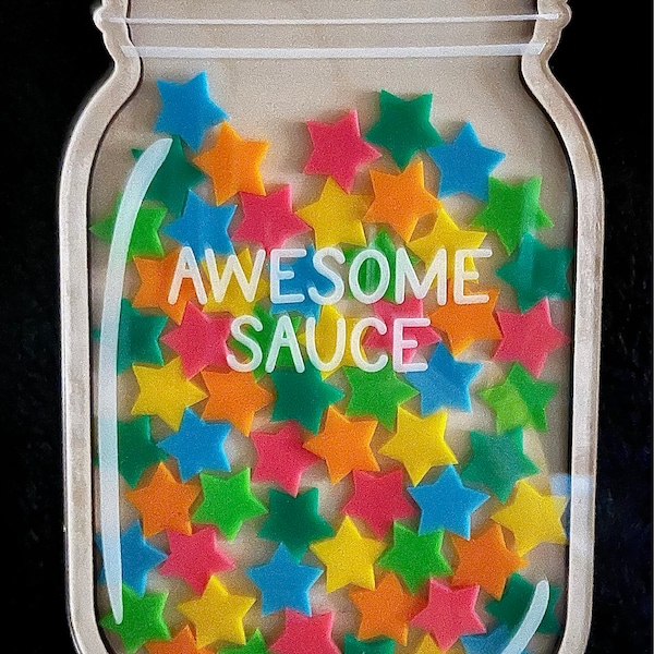Personalized Jumbo Star Reward Jar: Classroom Incentive System - Etsy