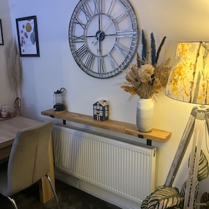 Hand Crafted Rustic Reclaimed Solid Pine Timber Radiator Shelf - Etsy UK