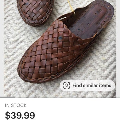 Mens Woven Leather Shoes,menswear Shoe,man Mules,indian Handmade ...