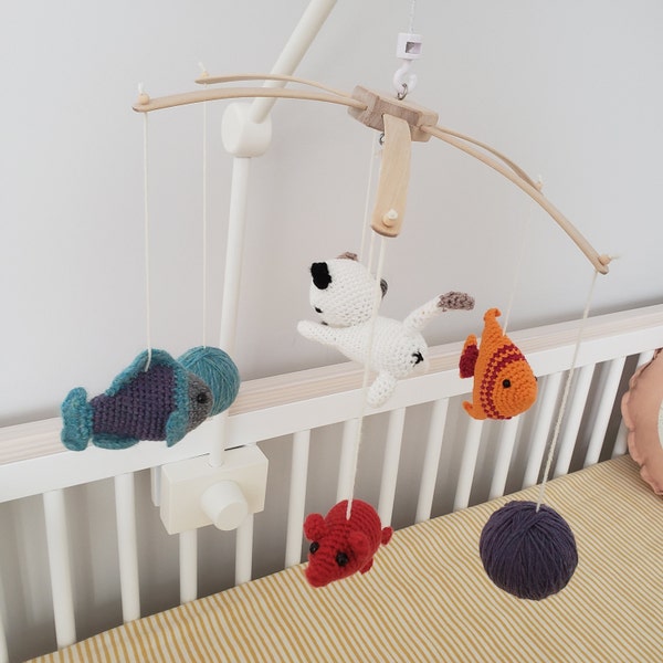 Baby Mobile Hanger Baby Mobile Frame DIY Nursery Crib Mobile 6 Arms ...