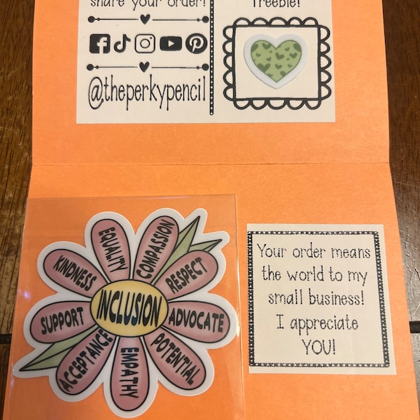 Inclusion Flower Sticker, Disability Awareness, Accessibility Inclusion ...