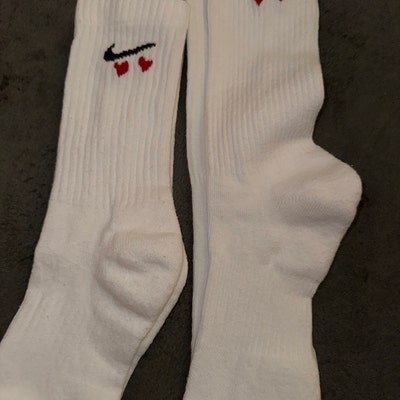 Nike Embroidered Socks/ Customized Socks - Etsy