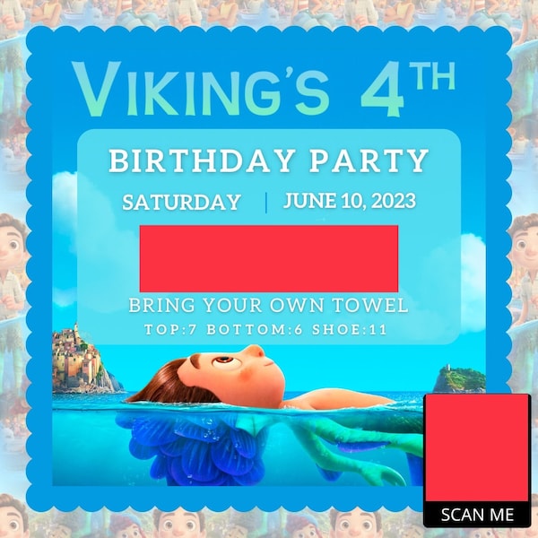 Seamless,luca Digital Paper and Clipart,luca Png,luca Paper,luca ...