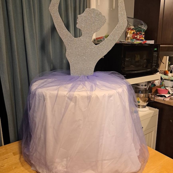 Ballerina Party Table Centerpiece Template & Instructions | Digital ...