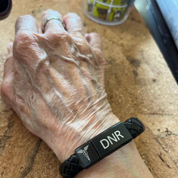 Red Medical Alert ID Bracelet With Soft Leather - Personalised, Any ...