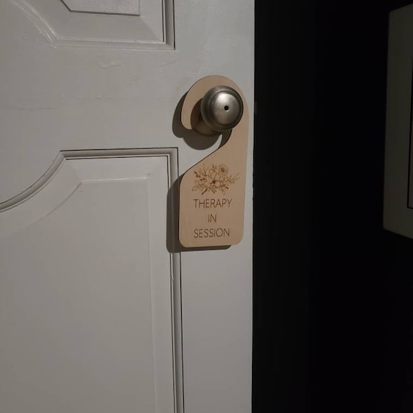 Engraved Please Do Not Disturb Sign | Treatment in Session Sign | in ...