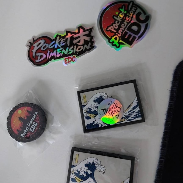 The Great Wave GITD EDC Patch *new Colourway - Etsy