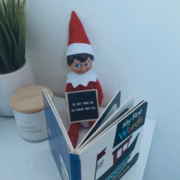 Letter Board Elf Notes, Christmas Elf Ideas, Elf Games, Elf Signs, 48 ...