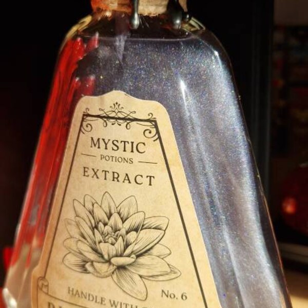 Mana Potion, Dnd, LARP, Handcrafted, Mystic Potions, Alchemy, Magic ...