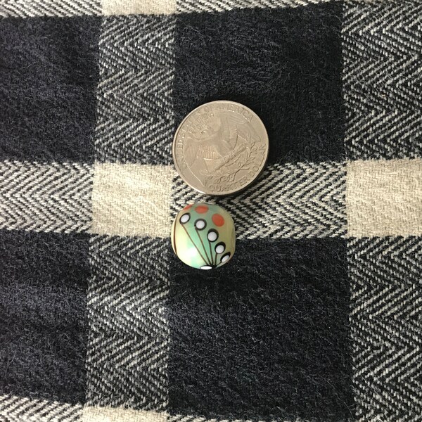 14mm 16mm Lamp Work Dots Glaze Beads Bless Bead Glass Beads Lucky Bead ...