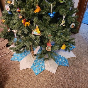 Christmas Tree Skirt 42 Inch Diameter Candy Quilted Green | Etsy