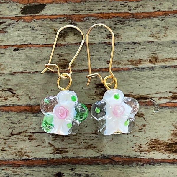 Glass Flower Stems-beautiful Lampwork Flowers 7 - Etsy