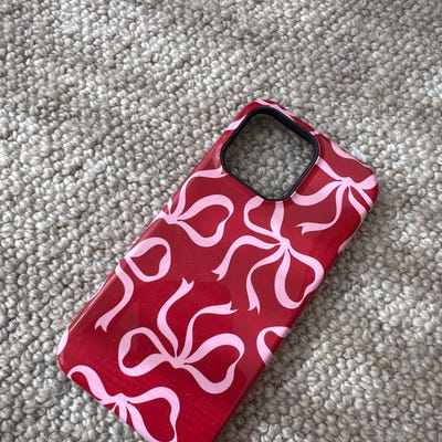 Bicoloured Black & Cream Tough iPhone Case iPhone 15 14 13 12 11 Pro ...