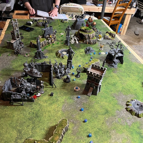 Handmade Painted Blast Crater Scatter Terrain: Wargaming Scenery - Etsy