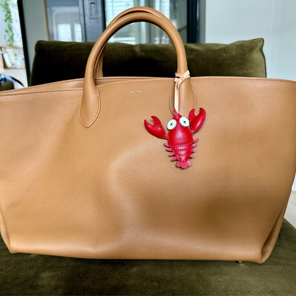 Crawfish Bag Charm, Unique Microfiber Bag Charm, Cute Key Chain ...