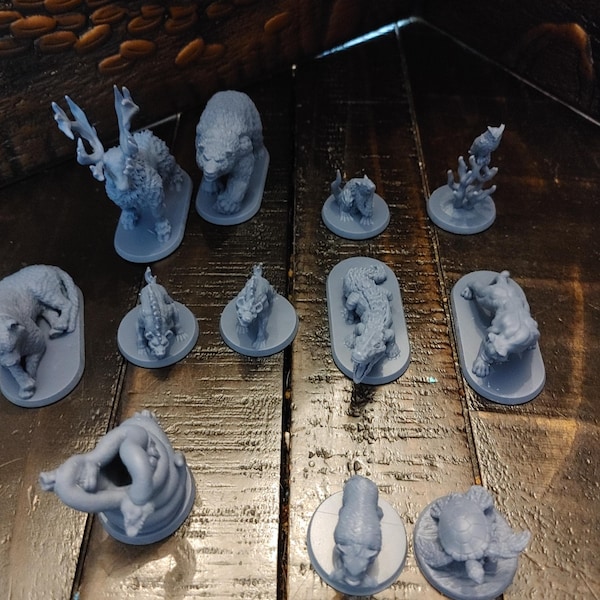 D&D Wild Animal Familiars Pets Companions Gift Starter Set | Pathfinder ...