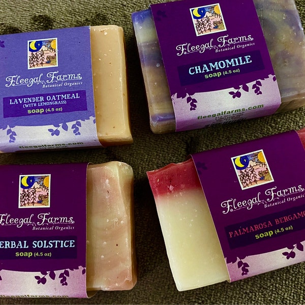 Four Bar Special. You Pick 4. Natural Soap. Cold Process Soap. Handmade ...