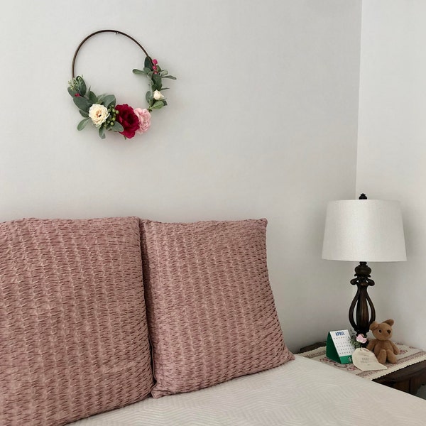 Elegant Pearl-embellished Holiday Wreath - Etsy