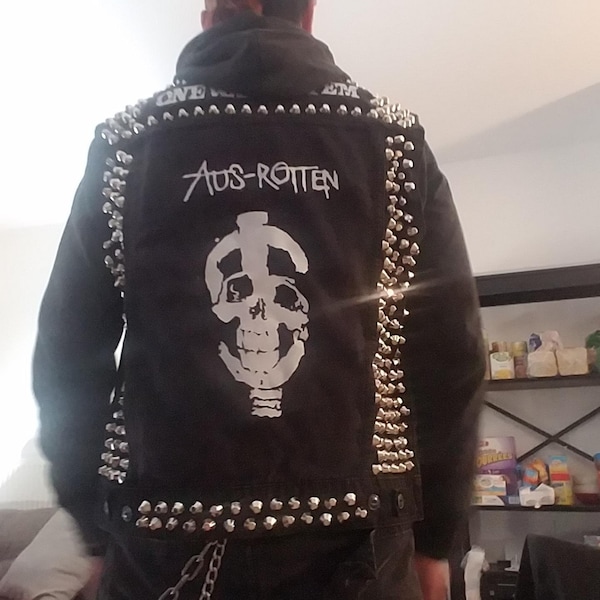 CUSTOM ORDER / Punk Jacket Vest Crust Metal Battlejacket Alternative ...