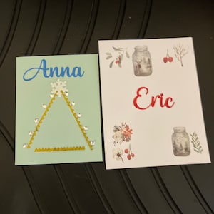 Custom Name, Die Cuts, Cut Outs Personalised Card Making Scrapbooking ...