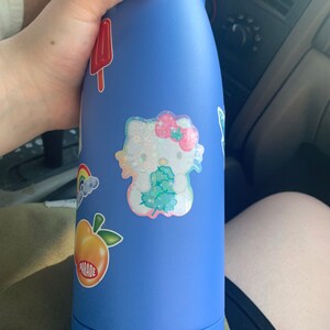 Canna-cotton Holo Sticker Stoner Girls Cotton Candy - Etsy