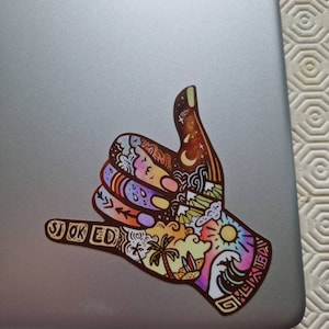 STOKED // Weatherproof Outdoor Sticker // Vinyl 4 Nature, Exploring ...