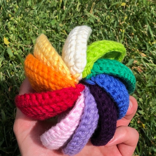 Crochet Baby Toy Pattern, PDF Crochet Fidget Pattern, Montessori Toy ...