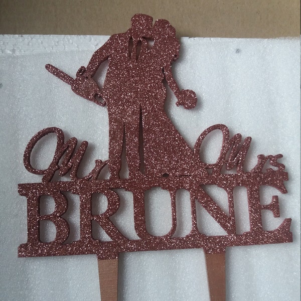 Logger Cake Topper, Lumberjack Wedding Cake Topper, Wedding Cake Topper ...