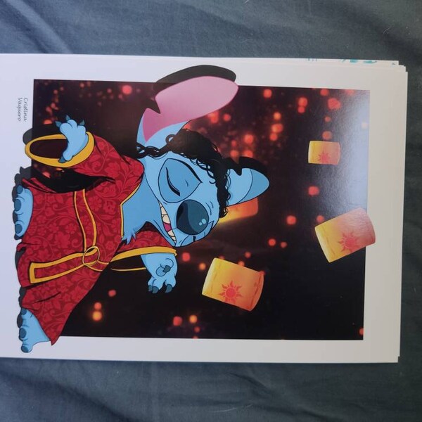 Stitch, Mulan, Mulan Princess, Fanart, Disney, Poster, Stitch Print ...